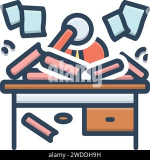 Icon for disorganized,haphazard Stock Vector Image & Art - Alamy