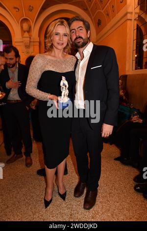Veronica Ferres und David Dietl bei der Verleihung des 45. Bayerischen ...