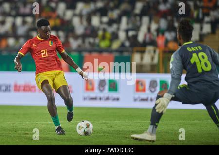Highlights of the match between Guinea and Gambia at the Africa Cup of ...