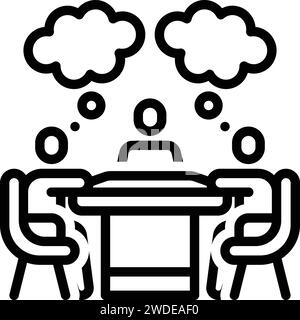 Icon for brain storm,deliberate Stock Vector Image & Art - Alamy