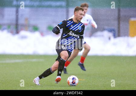 Copenhagen, Denmark. 19th, January 2024. Tobias Slotsager (28) of ...