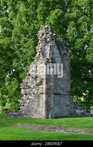 Ruins of 12th century Cistercian Croxden Abbey in Staffordshire England ...