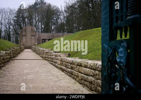 Trench of the Bayonets, Douaumont, Meuse, Grand-Est region Stock Photo ...