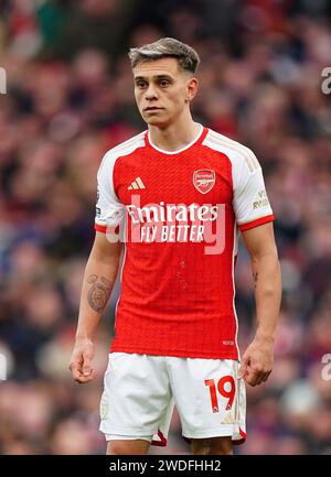 Arsenal's Leandro Trossard during the Premier League match at the ...
