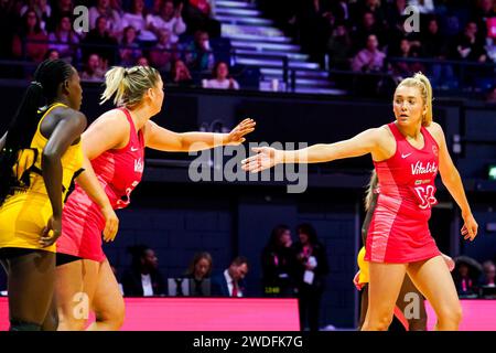 Vitality Roses Eleanor Cardwell and Helen Housby during the Vitality ...