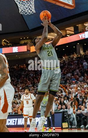 Baylor center Yves Missi (21) jumps for the rebound against Nicholls ...
