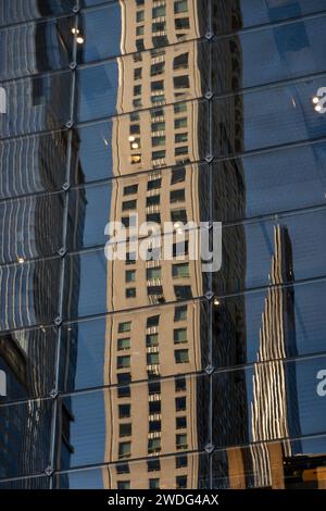 super skinny skyscrapers in Manhattan NYC Stock Photo - Alamy