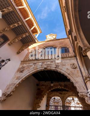 The Salina Palace is a building built in Plateresque style with Italian ...