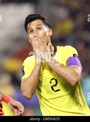 Doha, Qatar. 20th Jan, 2024. Qatar, Doha, 20 January 2024 - Yazan Al ...