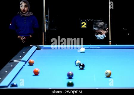 Jakarta, Indonesia. 21st Jan, 2024. Darryl Chia Son Yew of Malaysia ...