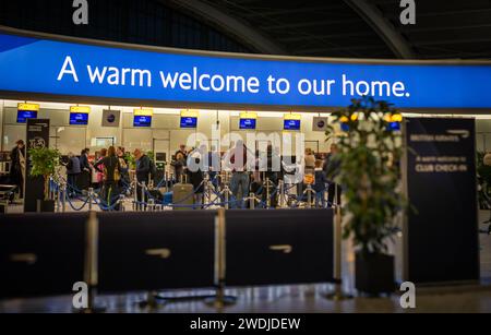 British Airways Welcome to our home Sign Advertising poster at Heathrow ...