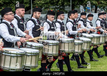 Pipe Bands at the World Pipe Band Competition Stock Photo - Alamy