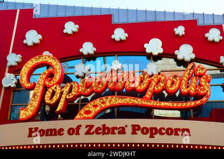 Universal City, Hollywood, California POPCORNOPOLIS Home of Zebra ...