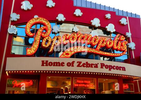 Universal City, Hollywood, California POPCORNOPOLIS Home of Zebra ...