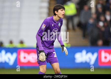 Sheffield, UK. 20th Jan, 2024. Coventry City midfielder Ben Sheaf (14 ...