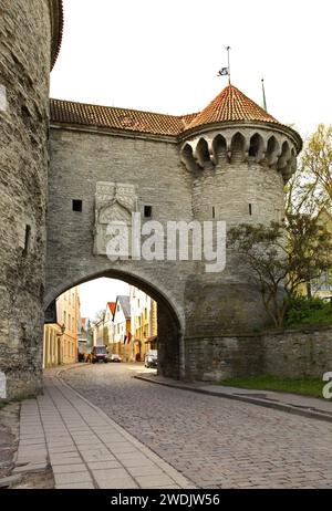 View to the Great Coastal Gate and The Estonian Maritime Museum in the ...