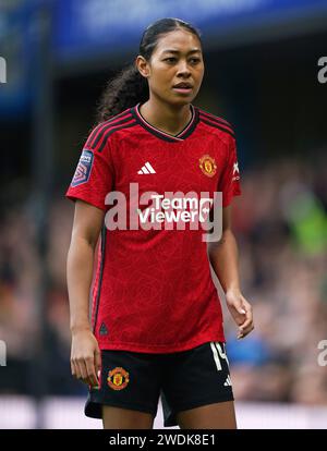 Manchester United's Jayde Riviere during the Barclays Women's Super ...