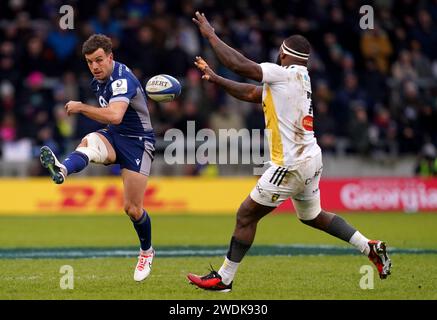Levani Botia of Stade Rochelais with the ball during the Investec Rugby ...