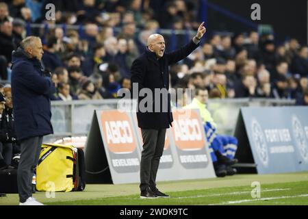 Arnhem - Feyenoord coach Arne Slot during the match between Vitesse v ...
