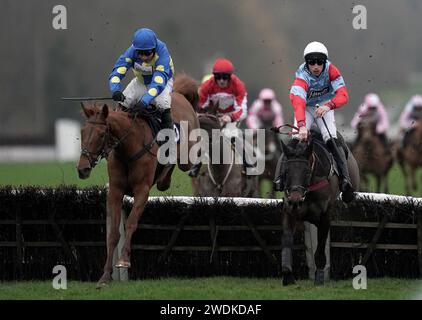 Nurse Susan ridden by Harry Skelton on their way to winning the Unibet ...