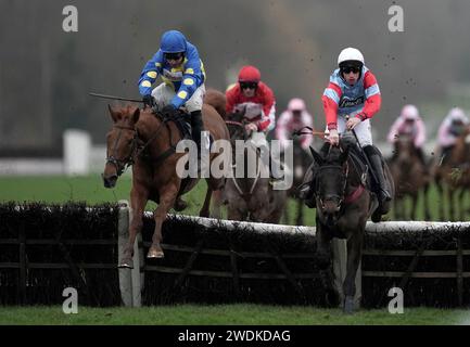 Nurse Susan ridden by Harry Skelton on their way to winning the Unibet ...