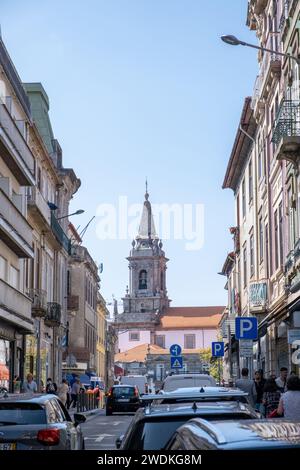 Street view of the historic Mercado da Ribeira in Lisbon, Portugal ...