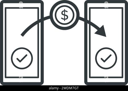 Payment method vector icon isolated on transparent background, Payment ...