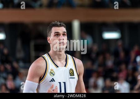 Mario Hezonja of Real Madrid in action during the 2024/2025 Turkish ...