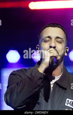 January 20, 2024. Lisbon, Portugal. Portuguese Hip Hop singer, Piruka ...