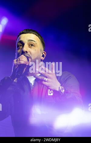 January 20, 2024. Lisbon, Portugal. Portuguese Hip Hop singer, Piruka ...