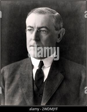 Woodrow Wilson, head-and-shoulders portrait, facing front. Circa 1919 ...