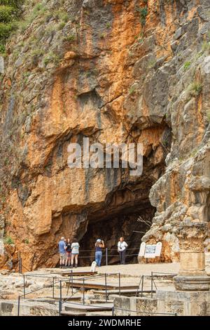 The grotto of Pan at Caesarea Philippi Stock Photo - Alamy