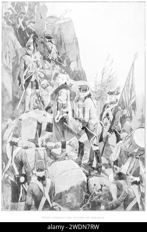 Plains of Abraham, N. America: Plan of the battle fought there: 1759 ...