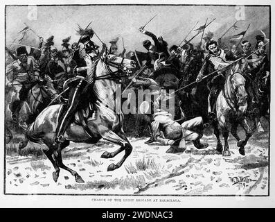 British Cavalry at the Battle of Balaclava, Crimean War Stock Photo - Alamy
