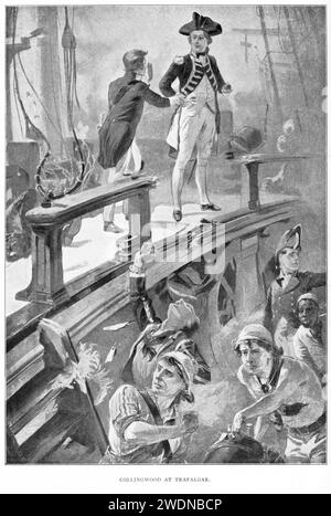 Vice Admiral Cuthbert Collingwood, 1st Baron Collingwood (1748 – 1810 ...