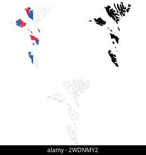 Map of Madeira. Madeira Map. Flag of Madeira maps territory. Outline ...
