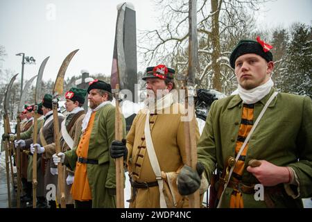Vilnius, Lithuania. 21st Jan, 2024. Lithuanian President Gitanas Naus ...