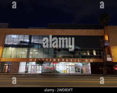 Westside Pavilion at night, defunct shopping mall in Los Angeles ...
