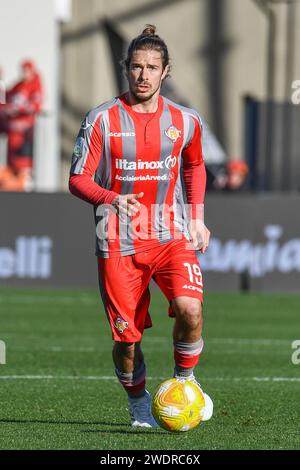 La Spezia, Italy. 20th Jan, 2024. Pietro Candelari (Spezia) during ...