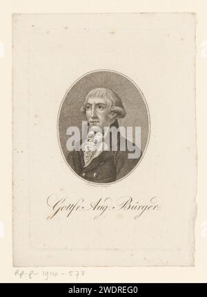 PortraT van Gottfried August Ludwig Hanstein, Friedrich Wilhelm ...