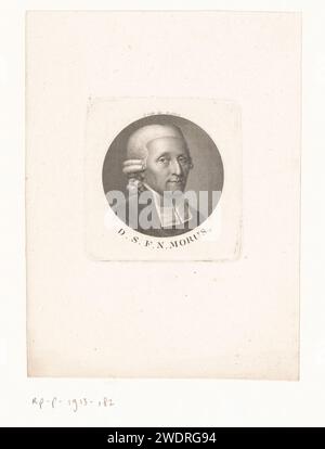 Portrait van Samuel Friedrich Nathanael Morus, Johann Heinrich Lips ...