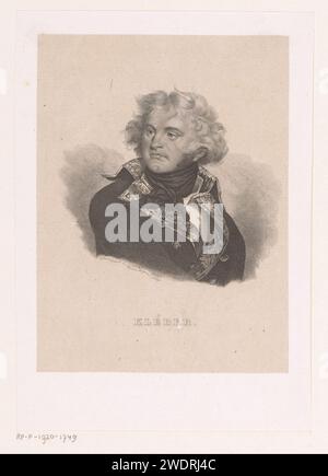 Portrait of Jean-Baptiste Kléber, Carl Mayer, 1808 - 1868, print maker ...