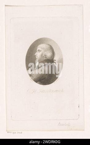 PortraT van Carl Heinrich Heydenreich, Johann Friedrich Bolt, after ...