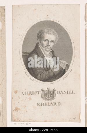 Portrait van Christian Daniel Erhard, Friedrich Rossmässler, 1785 ...