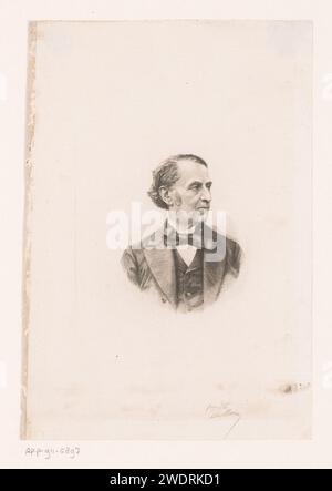 Portret van Louis Blanc, Louis Le Nain, 1861 - 1911 print paper etching ...