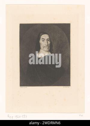 Portrait of Jacob de Witt, Jan Veth, after Nicolaes Maes, 1890 print ...