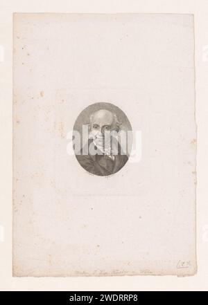 Portrait of Johann Kaspar Küster, print maker: Heinrich Meyer, after ...
