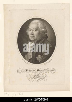 PortraT van Heinrich Graf von Podewils, Johann Christian Gottfried ...