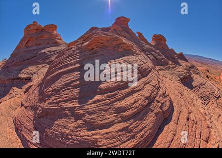 The east rocks of the New Wave along the Beehive Trail in the Glen ...