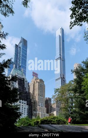 A person is seen in Central Park during a blizzard in Manhattan, New ...